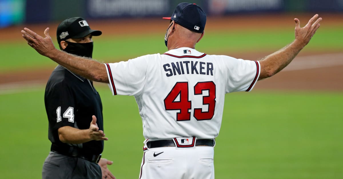 WATCH: Brian Snitker tossed in the top of the second inning - Sports ...