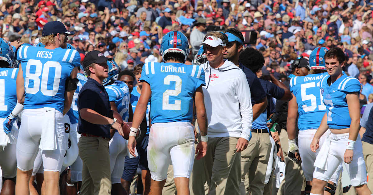 Quarterback Matt Corral Discusses Special Bond With Ole Miss Head Coach ...