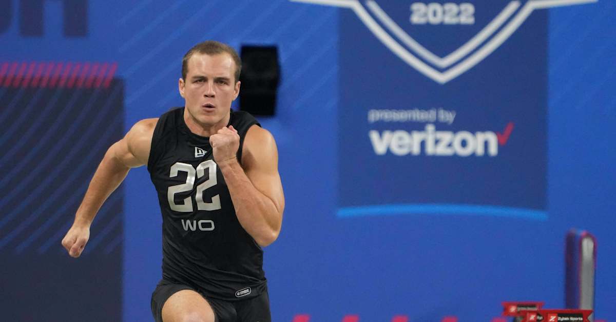 UCLA Wide Receiver Kyle Philips Caps Off Opening Day of NFL Combine ...