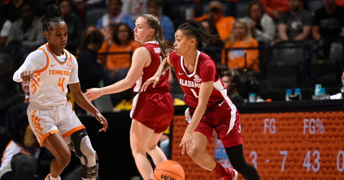 Alabama Women's Basketball Unable to Topple Tennessee in SEC ...