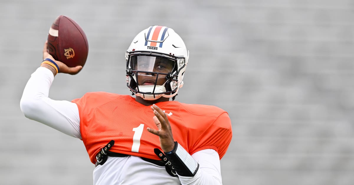 WATCH: TJ Finley throws during practice for Auburn football - Sports ...