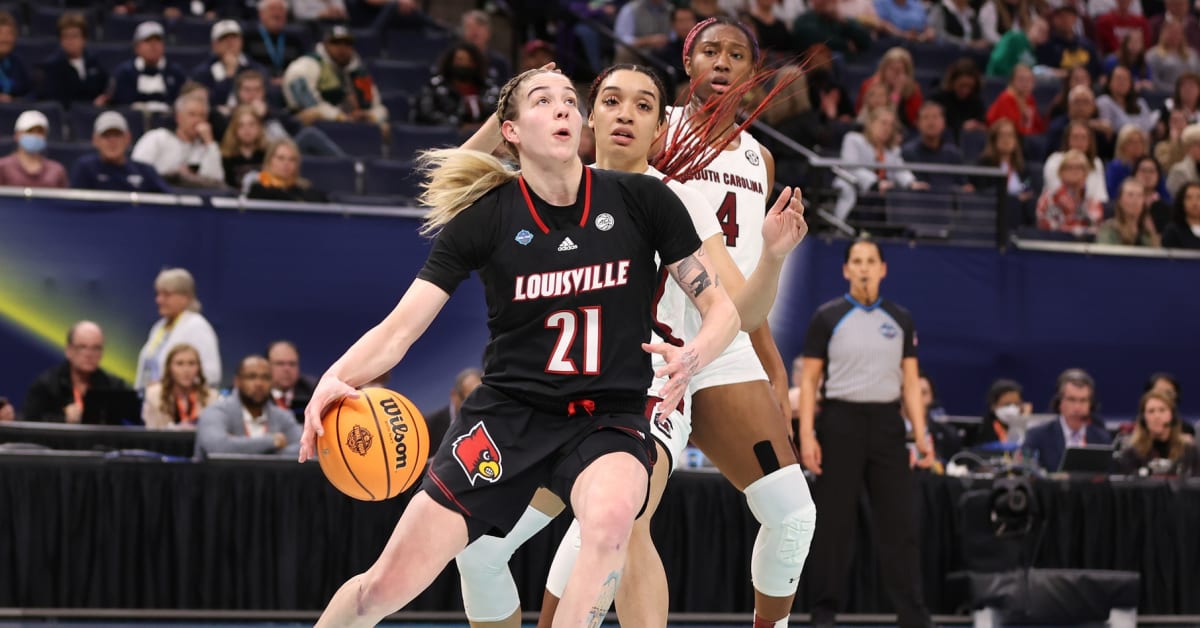 Indiana Fever Select Louisville Forward Emily Engstler with No. 4 ...