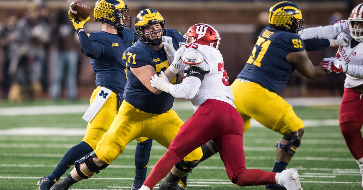 Patriots Select Michigan OL Andrew Stueber With Final Pick in Draft ...