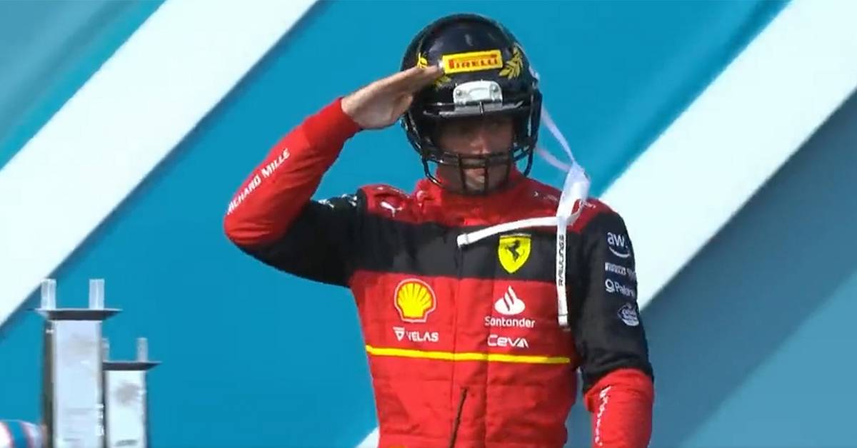 F1 Racers Take Miami Grand Prix Podium in Football Helmets - Sports ...