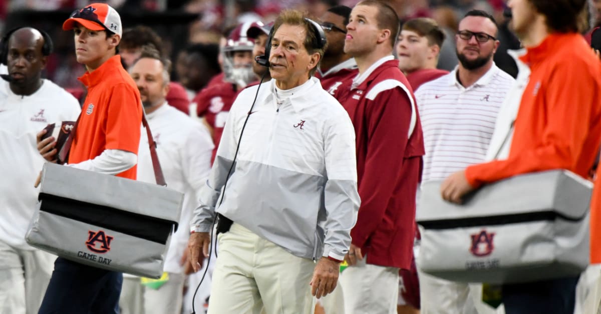 Iron Bowl 2022: Why Nick Saban’s Face Was Bloody - Sports Illustrated
