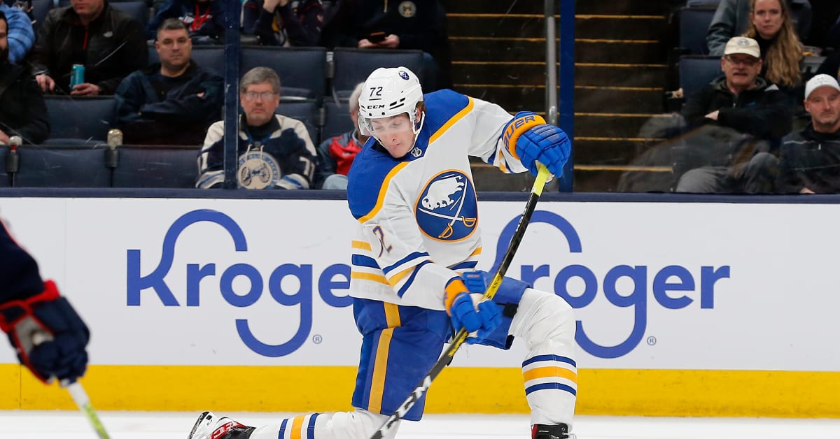 Sabres’ Tage Thompson Scores Five Goals Against Blue Jackets - Sports ...