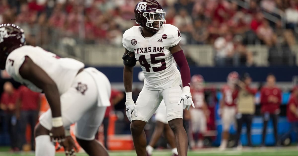 Texas A&M Aggies LB Edgerrin Cooper Named SEC Co-Defensive Player of ...