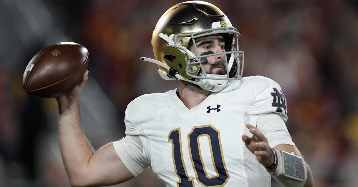 Former Notre Dame QB Drew Pyne to Transfer to Arizona State, per Report ...