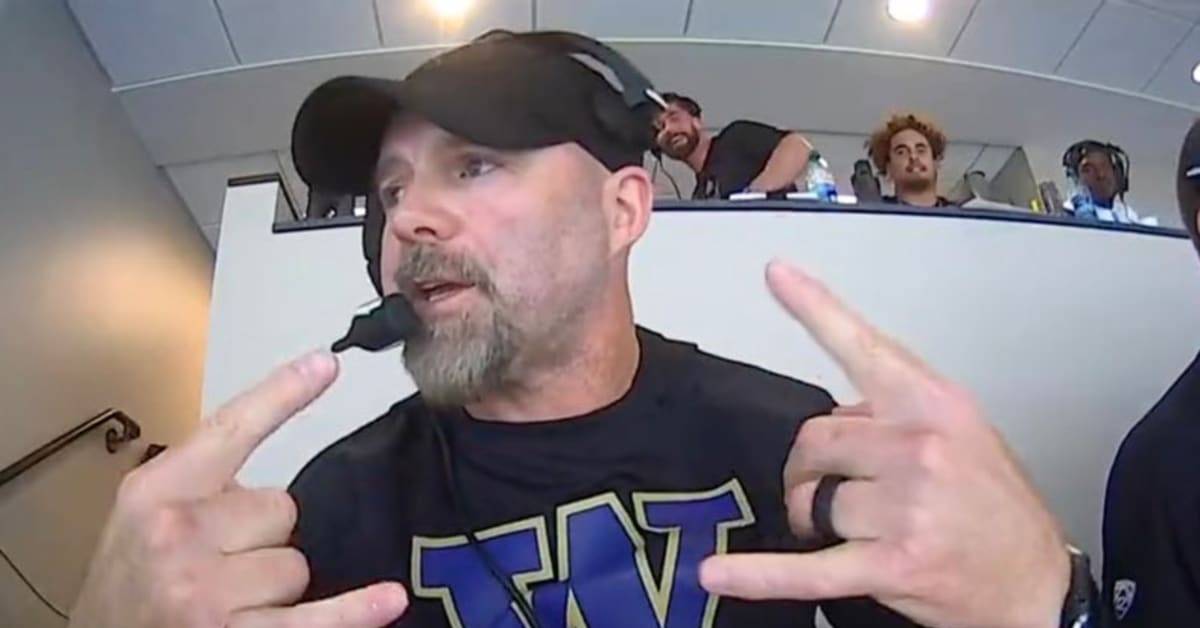 Offensive Coordinator Ryan Grubb Says Goodbye to Washington Huskies ...