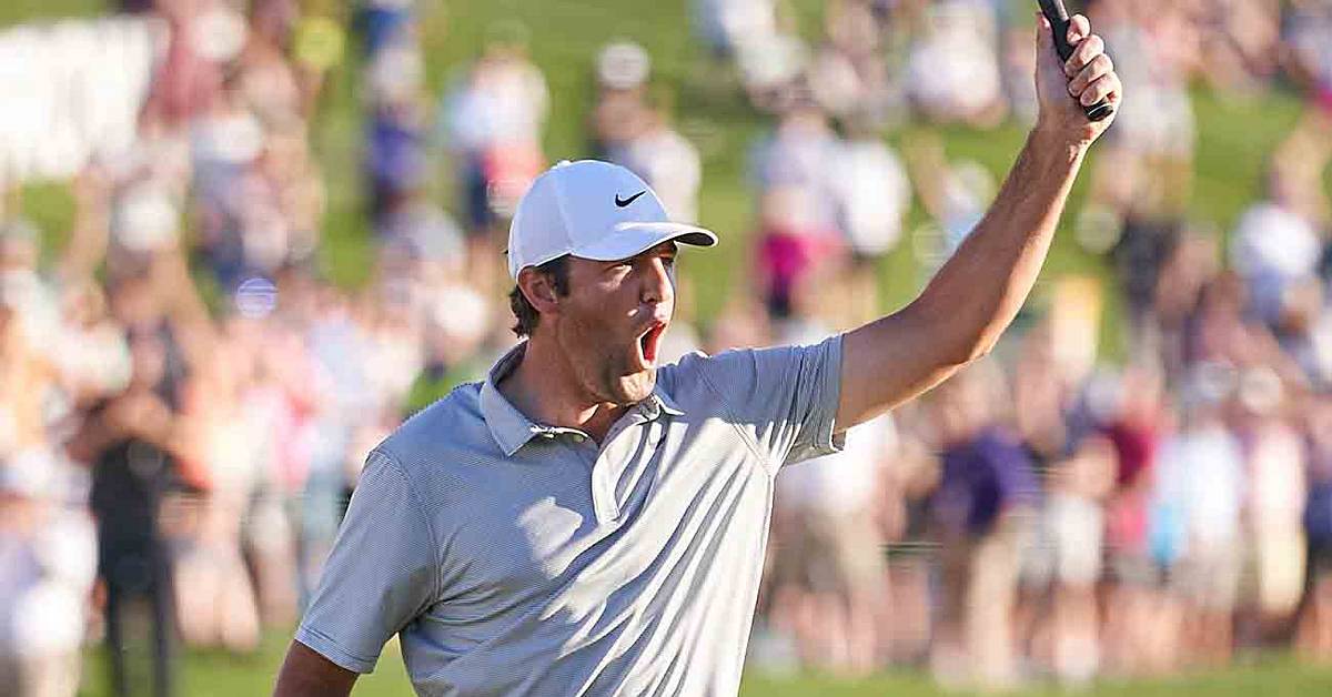 Scottie Scheffler back where it began, a winning double bogey and ...