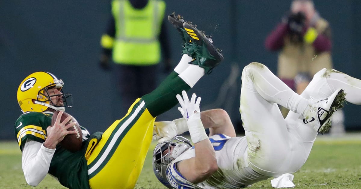 Aidan Hutchinson says on podcast sacking Aaron Rodgers favorite play - Sports Illustrated ...