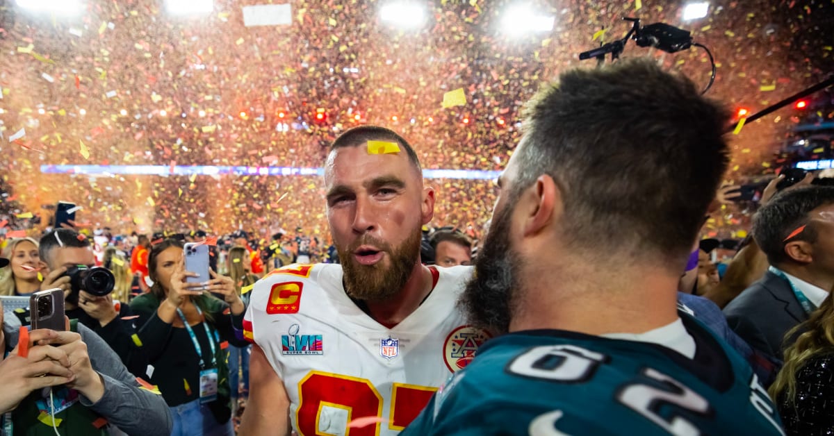 Travis Kelce, Jason Kelce Cry on Podcast While Talking About Mom - Sports Illustrated