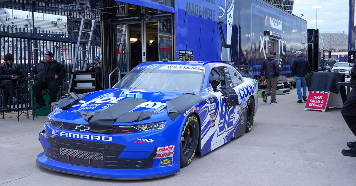 NASCAR Xfinity Driver Josh Williams Parks Car on Finish Line in Epic ...