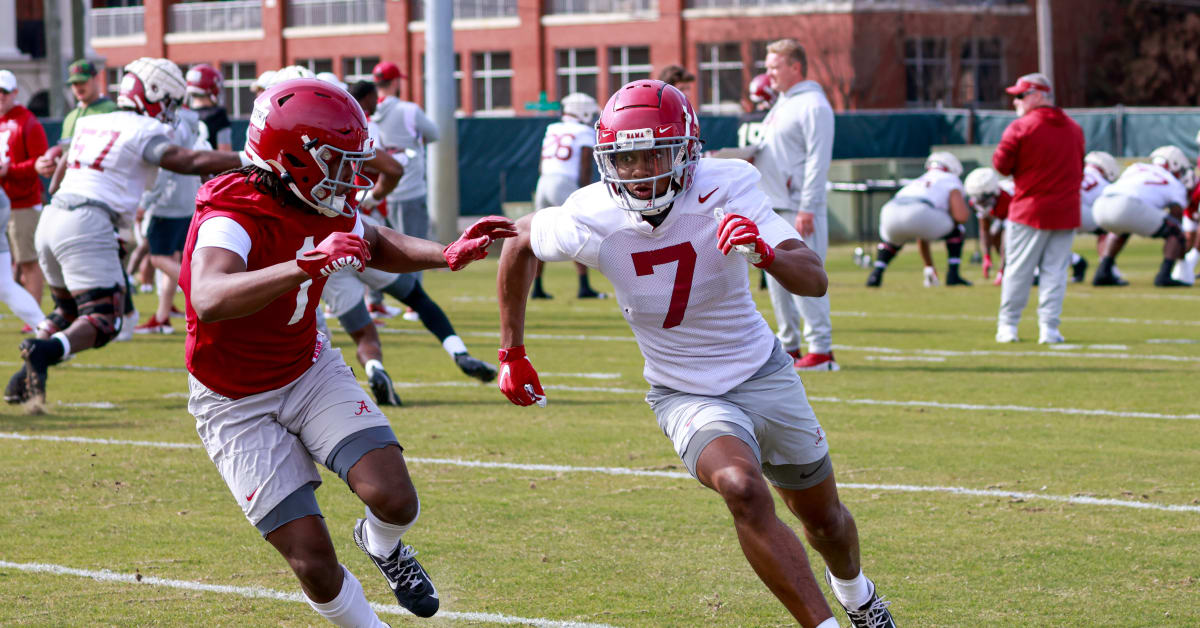 Photos and Video from Alabama Football's First Practice of Spring 2023 ...