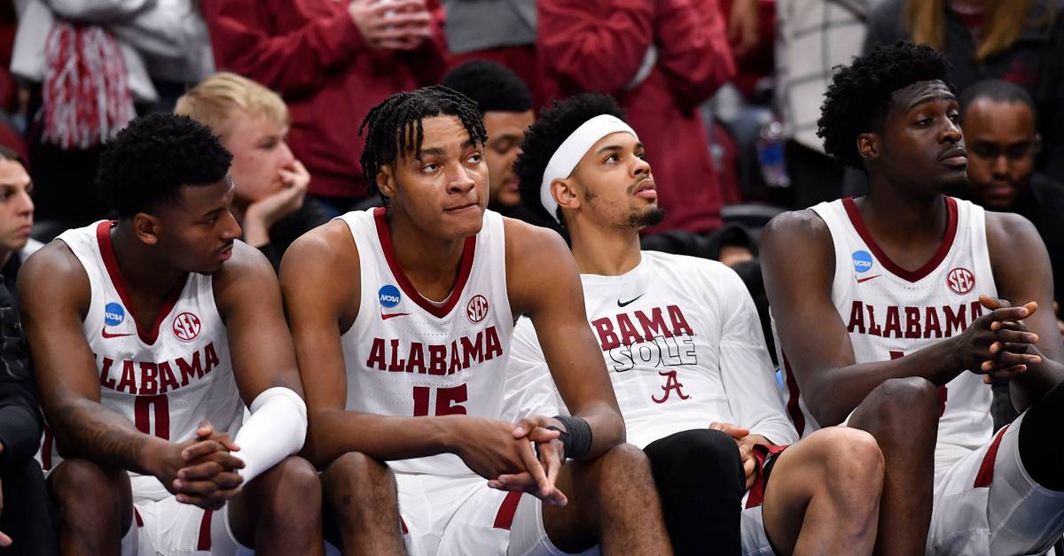 March Madness 2023 - Brandon Miller, Alabama upset by San Diego State ...