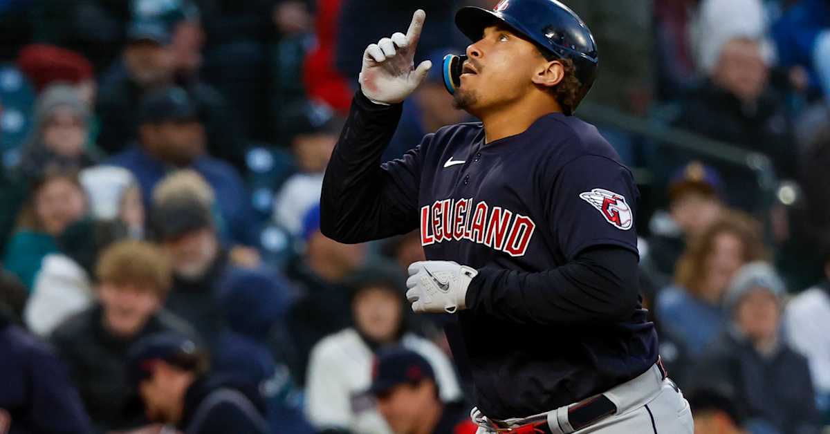 WATCH: Josh Naylor Gives The Guardians Their First Home Run Of The ...