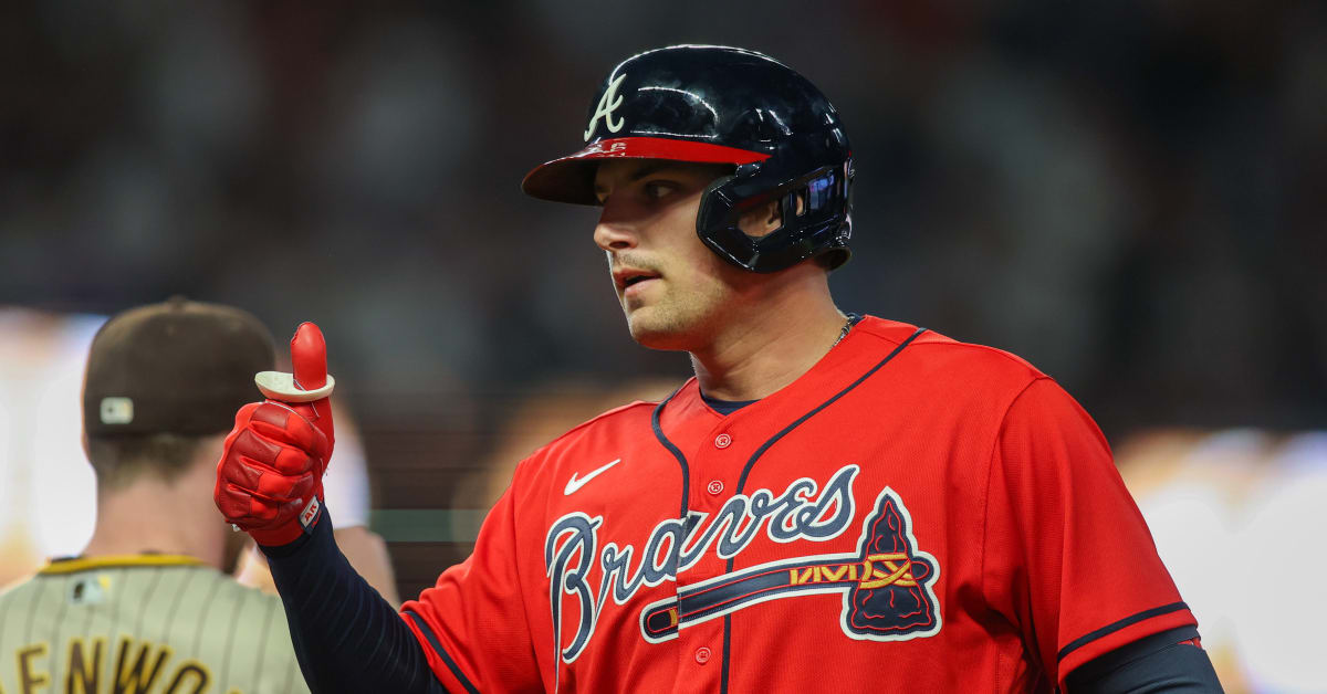 WATCH: Austin Riley LAUNCHES the first home run of the game - Sports ...
