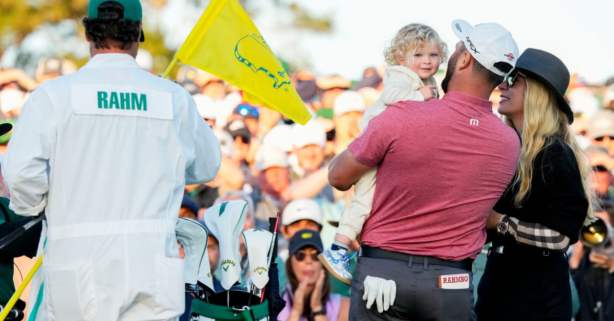 Masters: Jon Rahm Shares Sweet Moment With His Wife and Kids After Win ...
