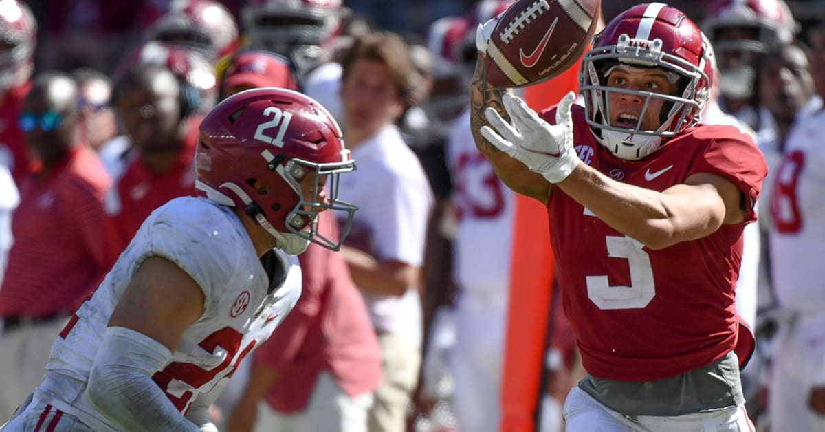 Alabama Safety Jake Pope Delivers Monster Hit in Crimson Tide Spring ...