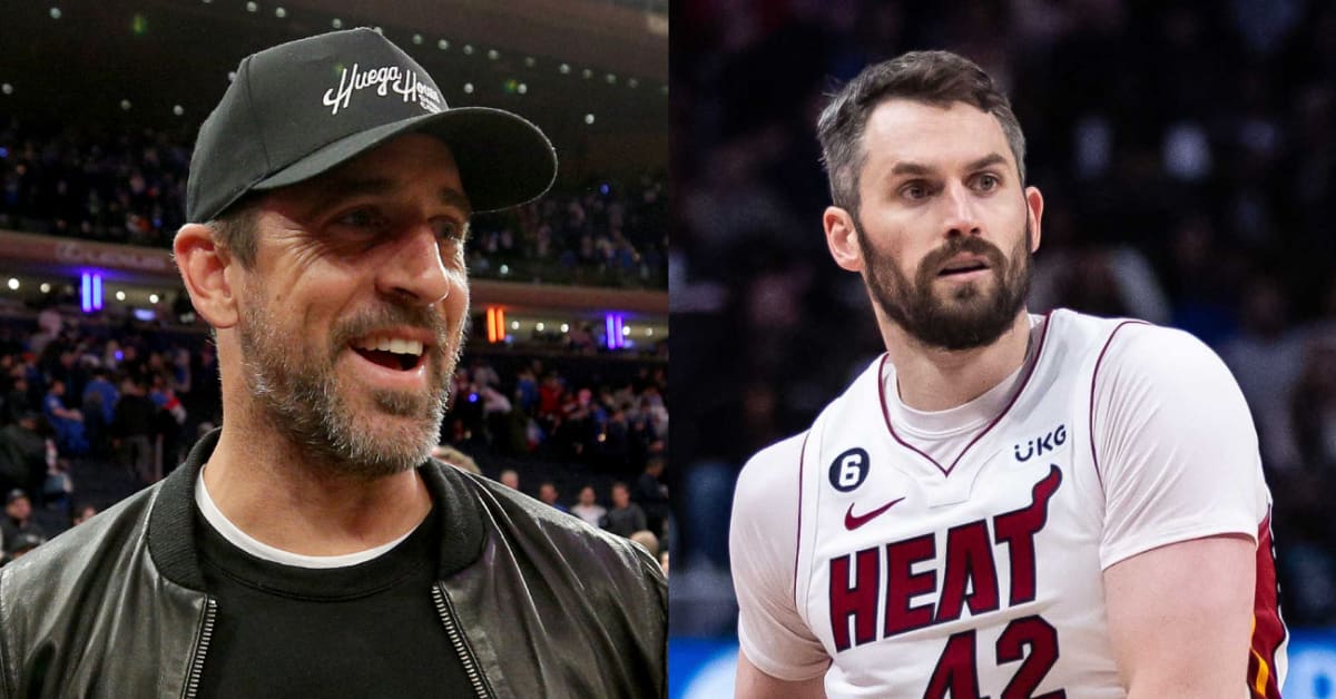 Heat’s Kevin Love Tweaks Aaron Rodgers After Game 1 Win Over Knicks ...