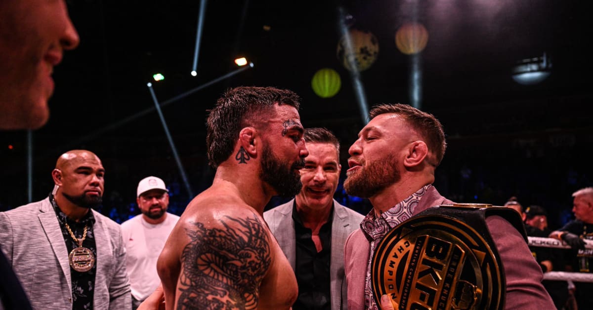 Mike Perry has face-off with Conor McGregor at BKFC 41 - Sports Illustrated
