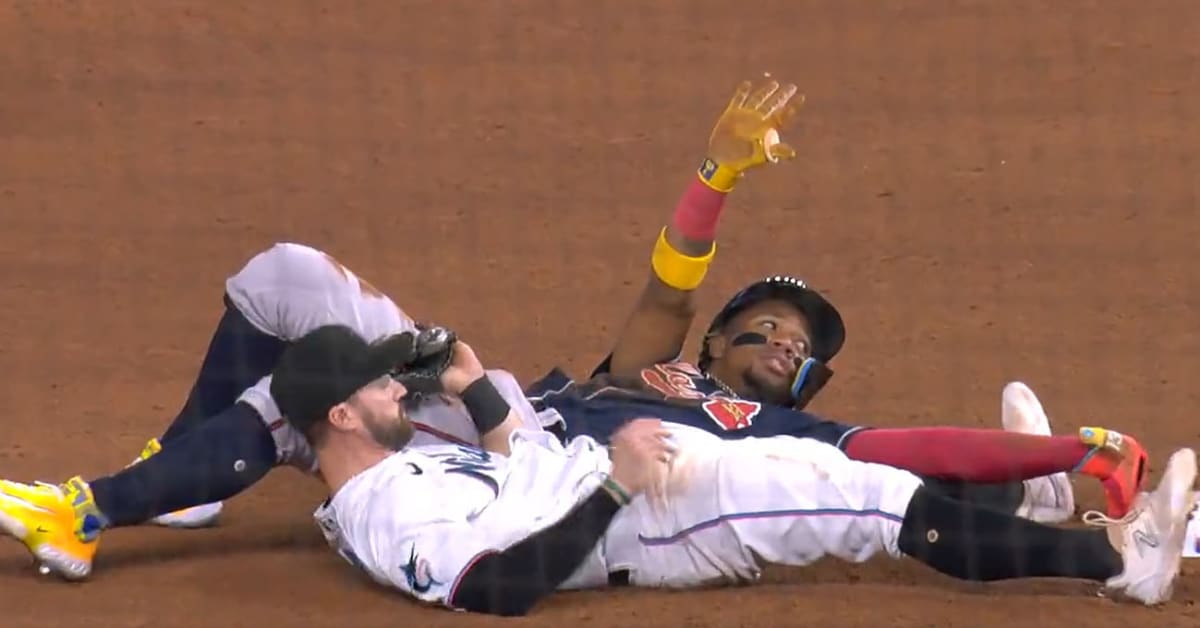 Braves’ Ronald Acuna Jr. Had the Funniest Stolen Base of the MLB Season ...