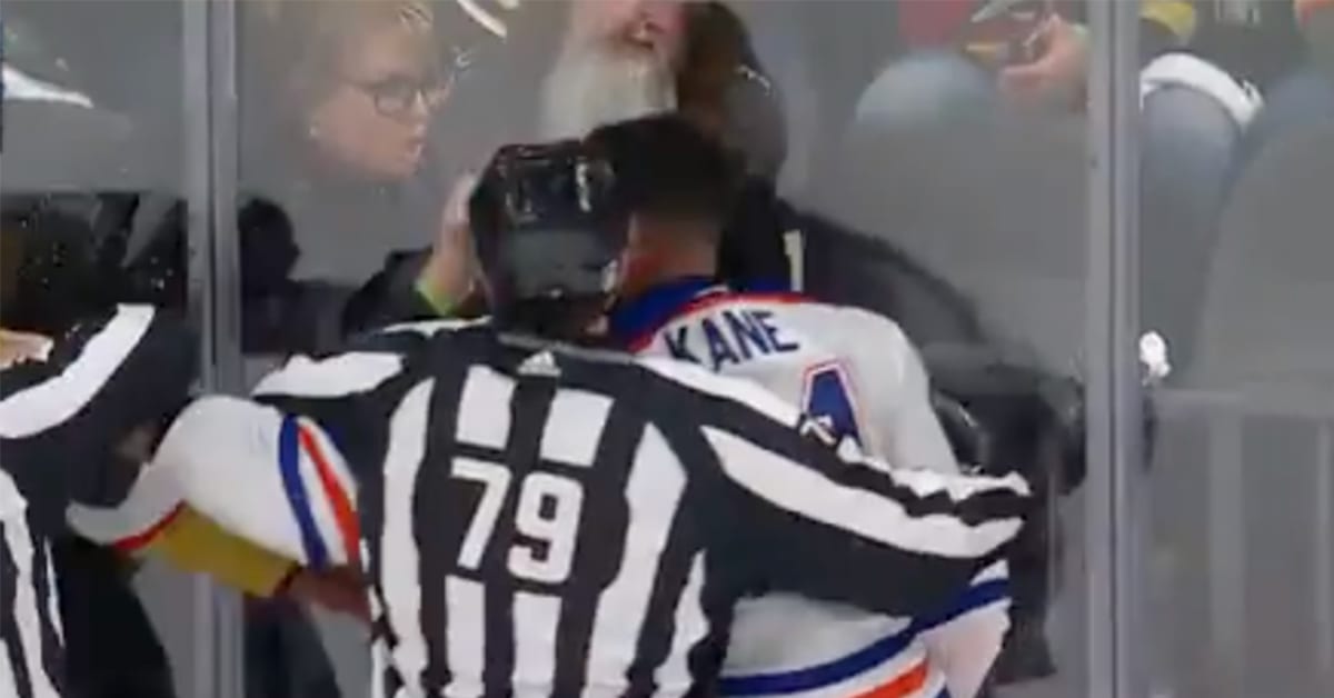 Enraged Golden Knights Fan Flips off Evander Kane As Tensions Flare in ...