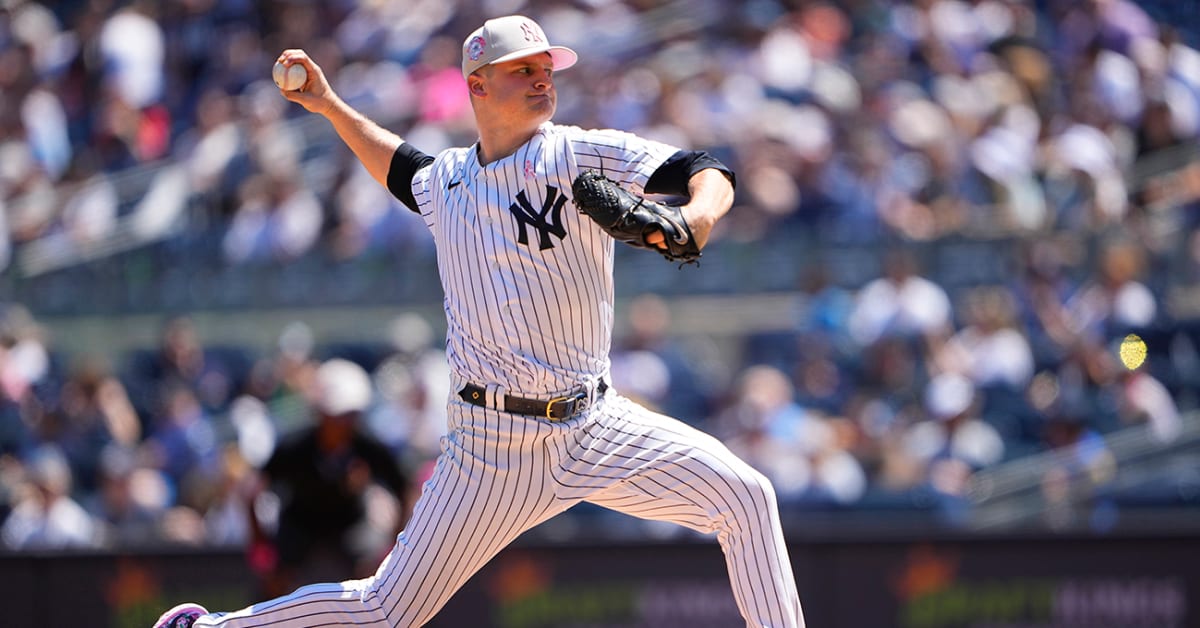 Yankees’ Clarke Schmidt Steamrolls Rays’ Third Base Coach - Sports ...