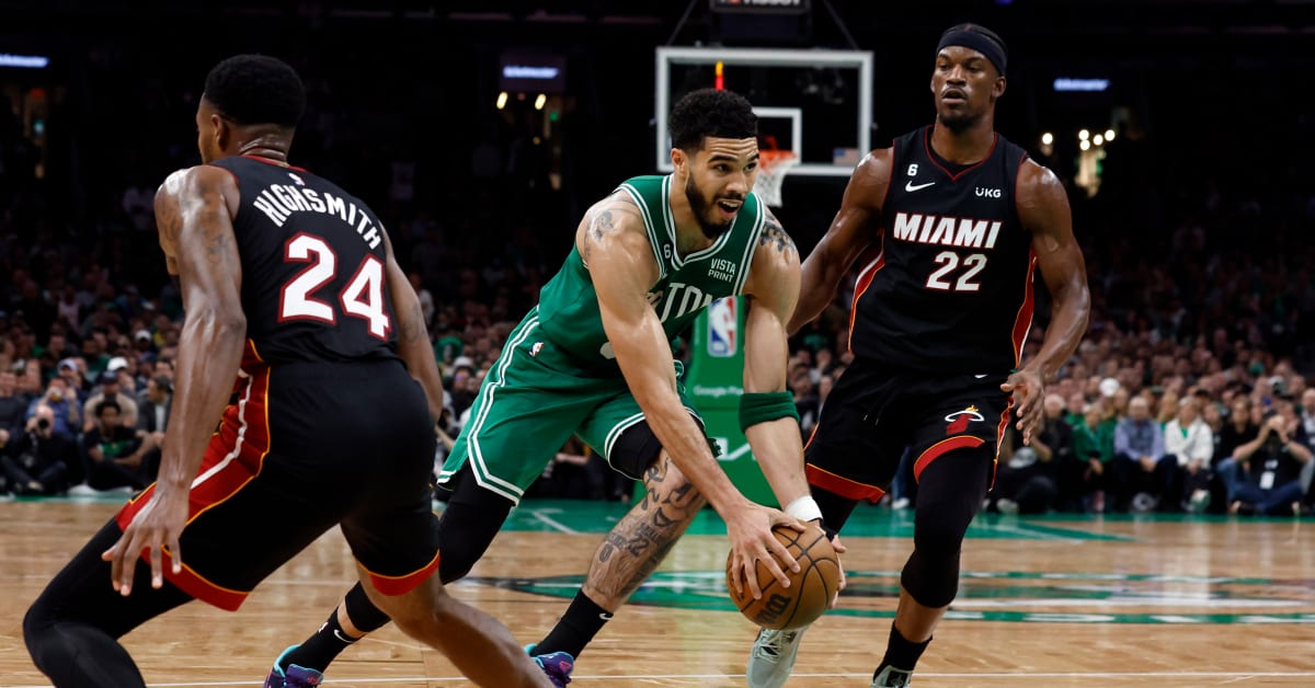 Celtics’ blowout win over Heat has them within striking distance of ...
