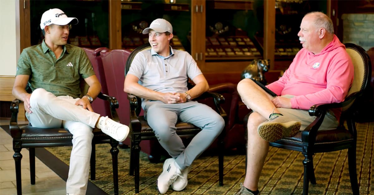 Collin Morikawa and Matt Fitzpatrick Talk Humble Beginnings, Handling ...