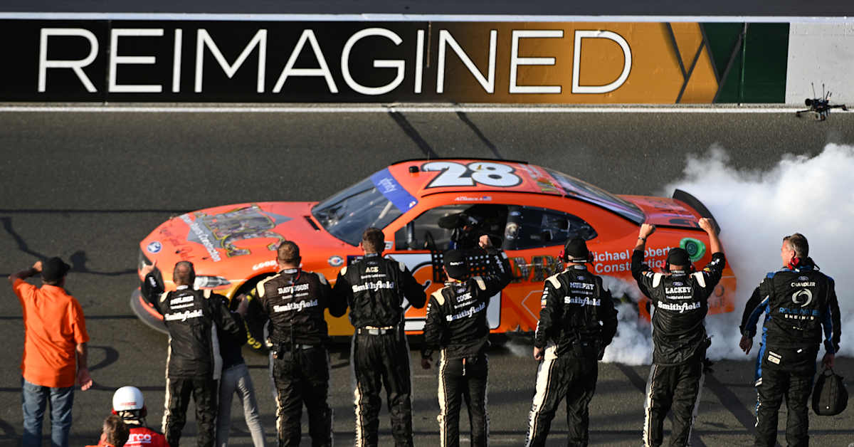 Opportunistic Aric Almirola grabs NASCAR Xfinity win at Sonoma Raceway ...