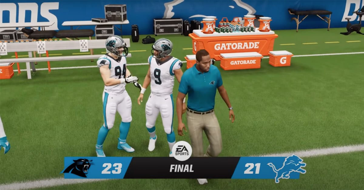 Detroit Lions lose to Carolina Panthers in Madden 23 simulation ...