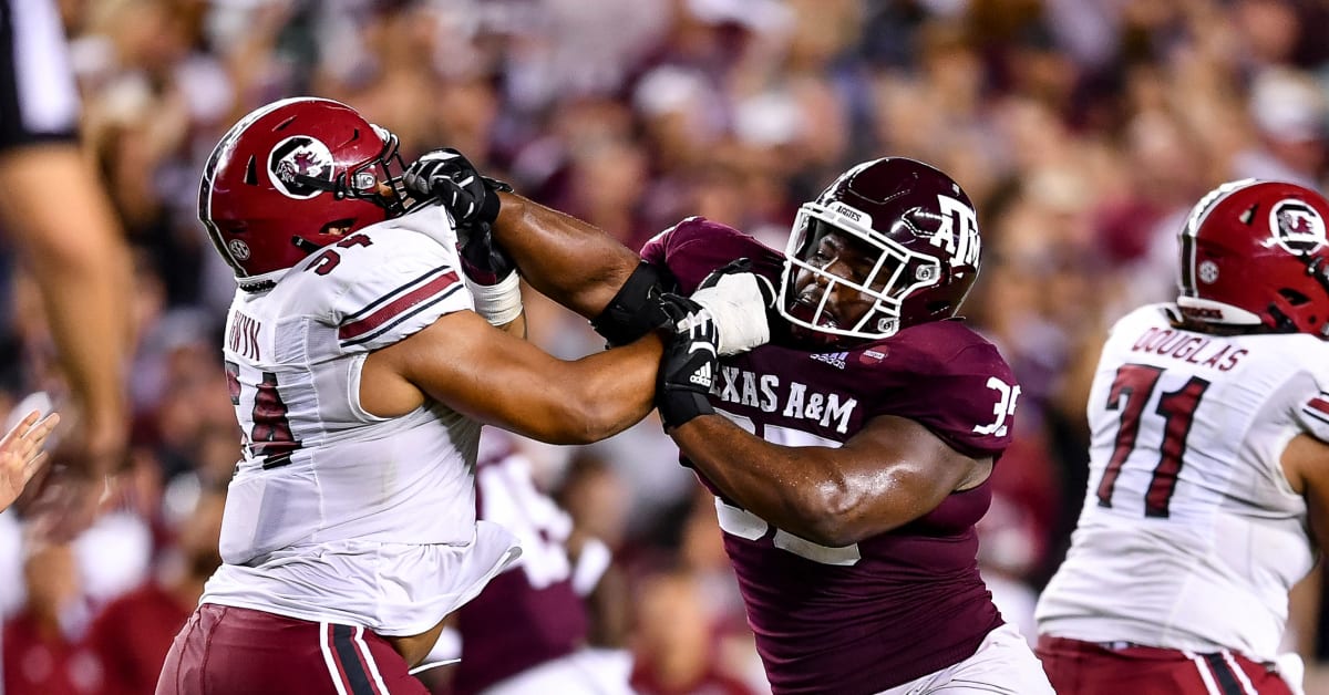 Texas A&M Aggies DL McKinnley Jackson Declares For 2024 NFL Draft ...