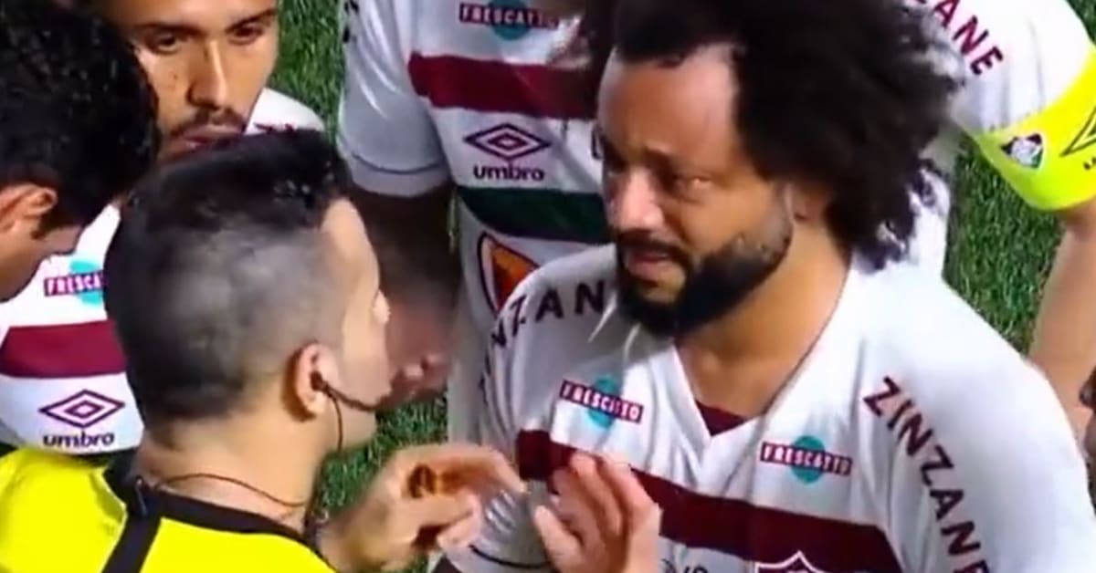 Marcelo sent off after Luciano Sanchez suffers awful injury - Futbol on ...