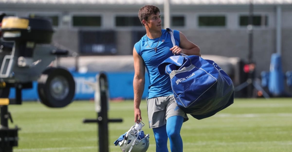 Detroit Lions kicker Riley Patterson aided by additional leg strength ...