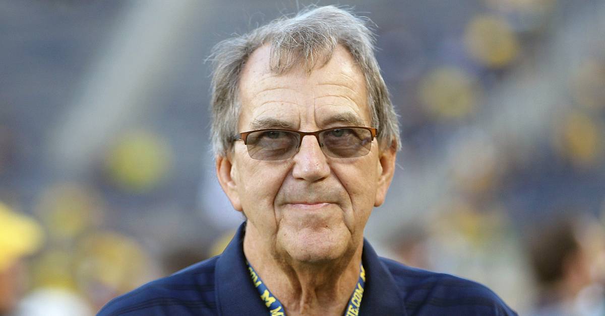 Legendary Michigan Coach Lloyd Carr Sports Notre Dame Hat After ...