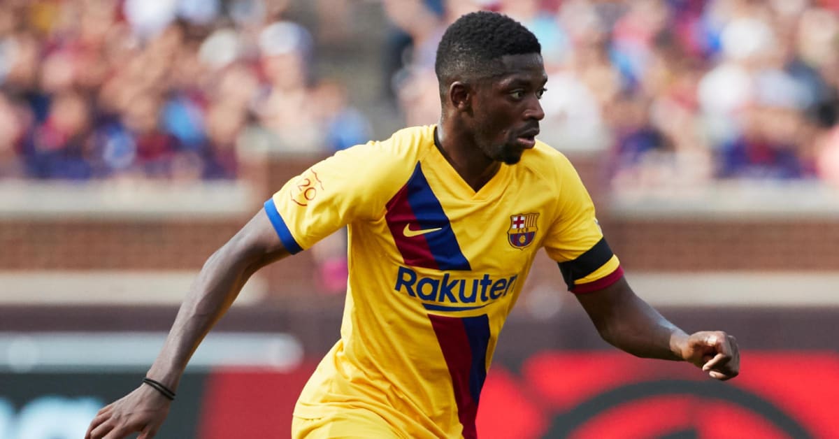 Barcelona’s Dembele Does Steph Curry’s ‘Night, Night’ Celebration After ...