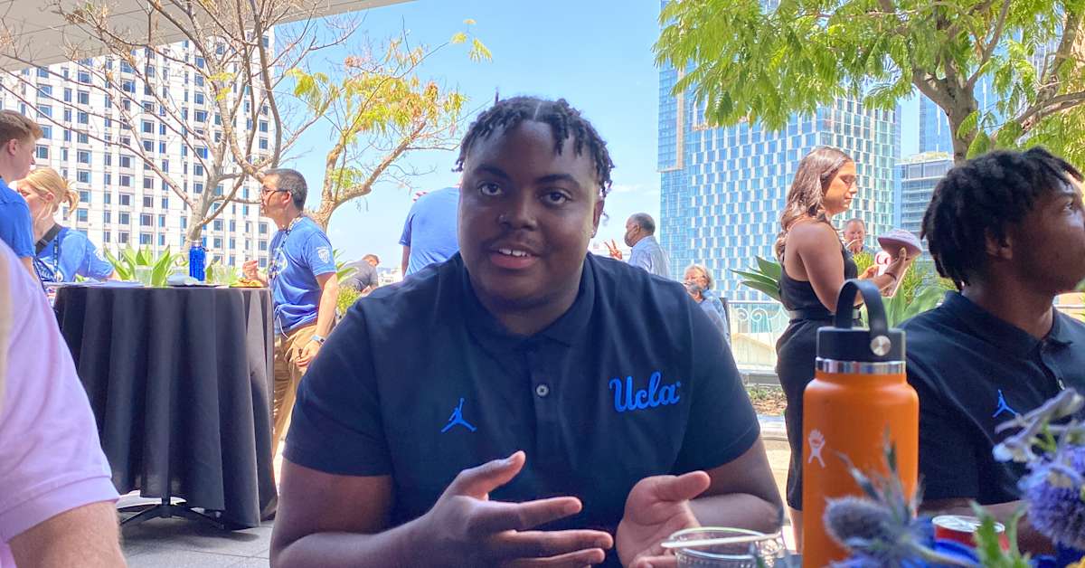 WATCH: UCLA OL Jon Gaines II Talks at Pac-12 Football Media Day ...