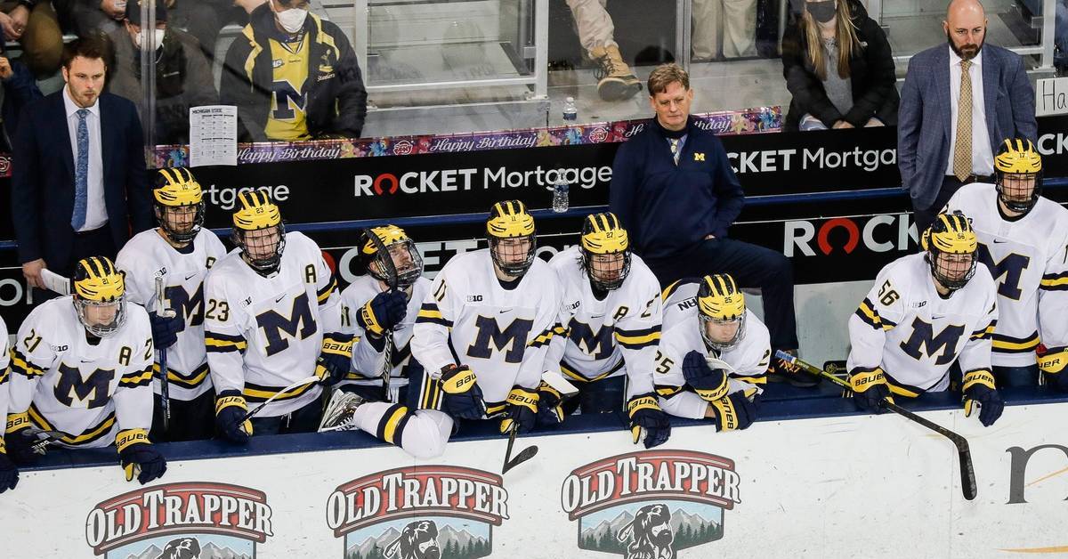 University of Michigan Names Brandon Naurato Interim Hockey Coach ...