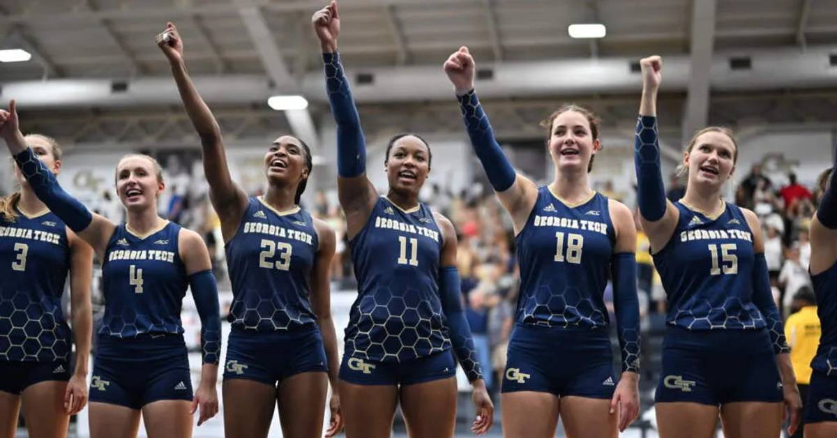 Fifth-Ranked Georgia Tech Volleyball Defeats Arizona State at Home ...