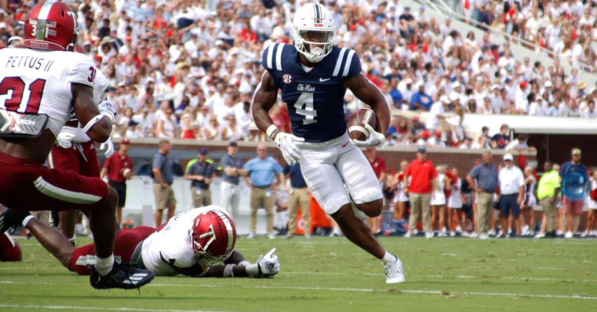 Ole Miss Rebels Running Back Quinshon Judkins on the Verge of SEC ...