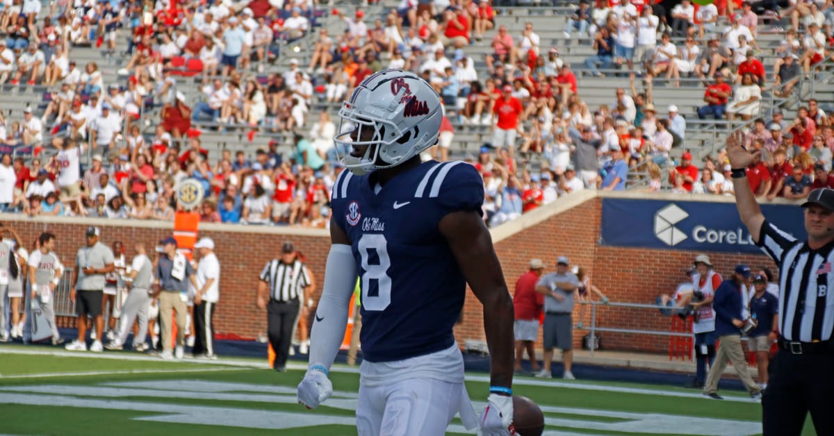 Amidst Sloppy Rebels’ Win, WR Malik Heath Shows Up Big - The Grove ...