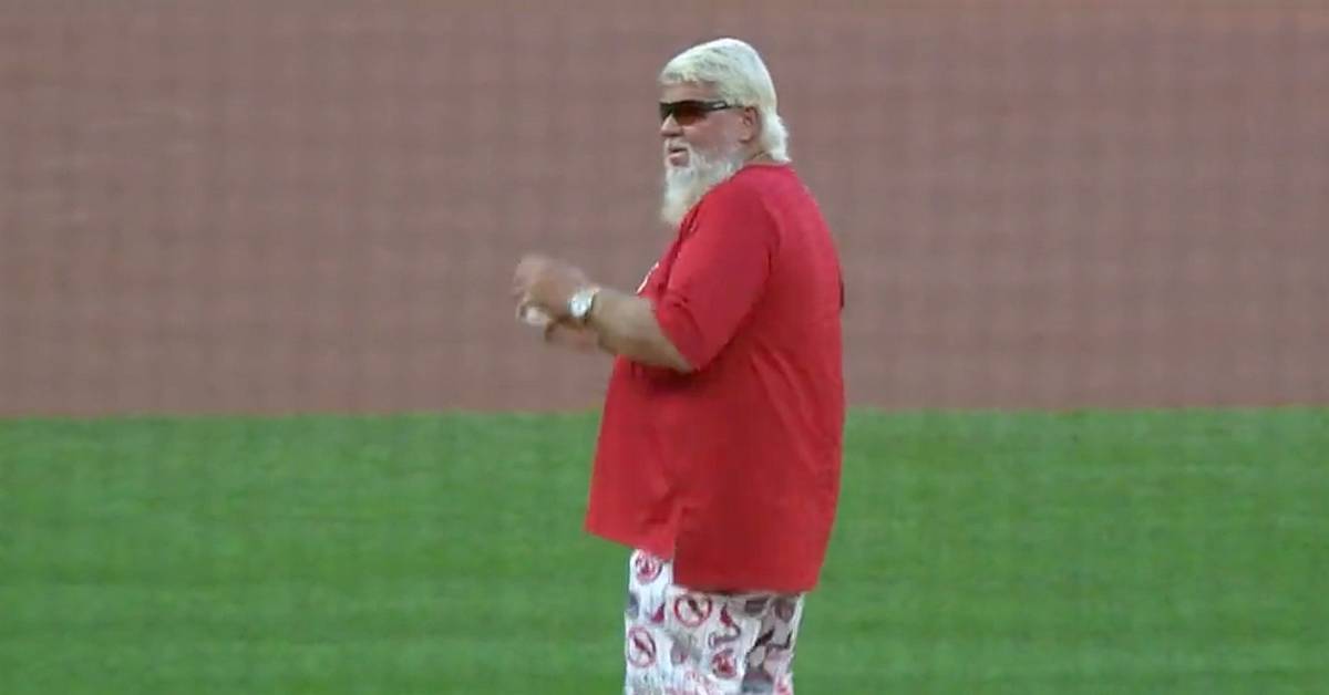 John Daly Fires the Most Casual First Pitch Ever for a Perfect Strike ...