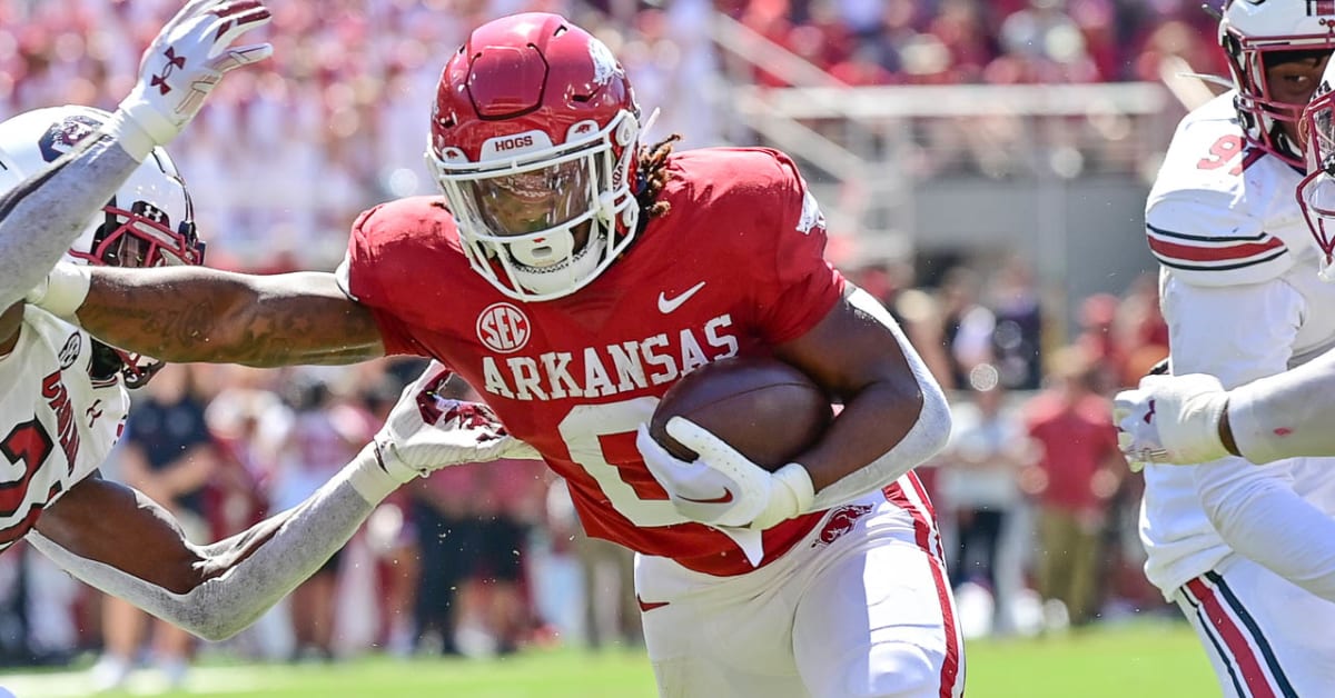 Razorbacks' offensive lineman Brady Latham, running back AJ Green's ...