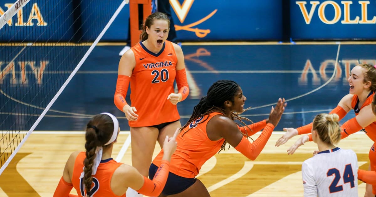Virginia Volleyball Splits Two Dramatic Matches Against Charlotte ...