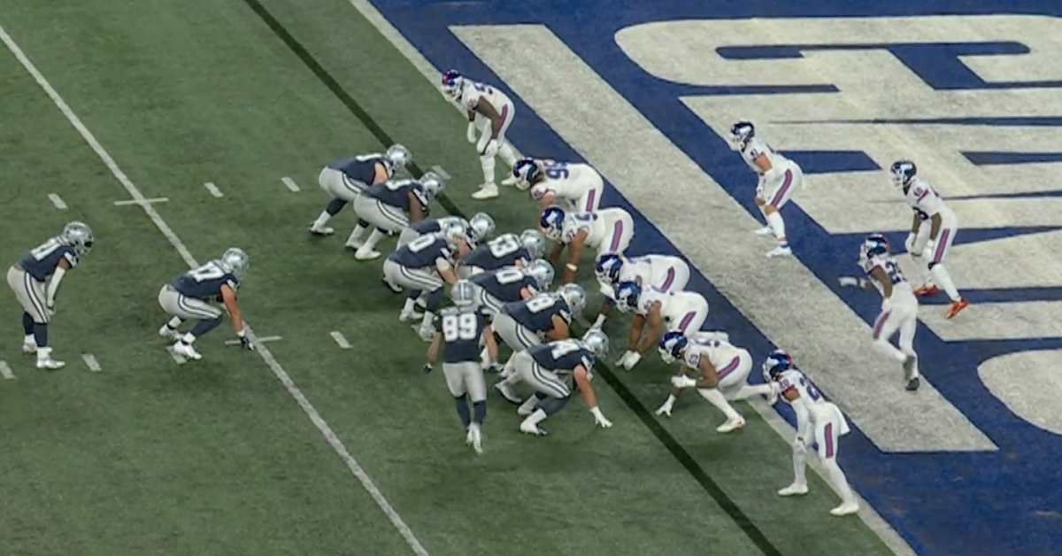 Giants Only Had 10 Players on Field for Ezekiel Elliott Touchdown Run ...