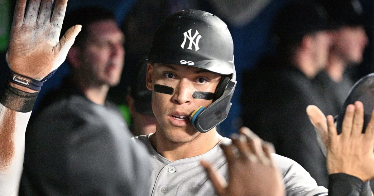 Aaron Judge still at 60 HRs after walking four times; Yanks clinch AL ...