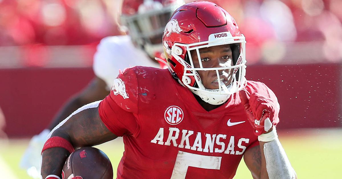 WATCH: Razorbacks' offensive tackle Dalton Wagner, running back Raheim ...