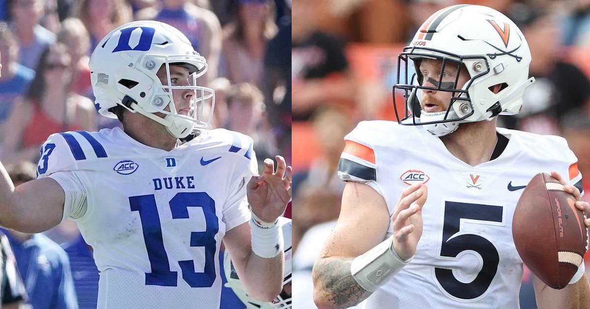 Virginia Cavaliers vs. Duke Blue Devils Football | Live Updates ...