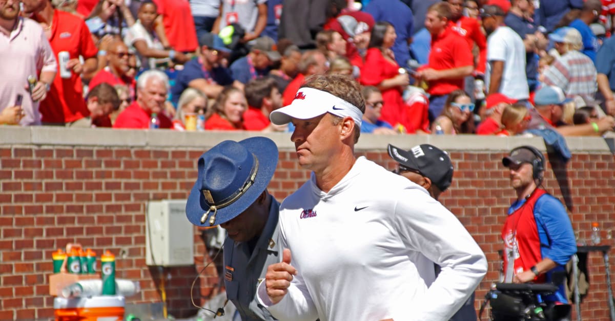 WATCH: Ole Miss Rebels Coach Lane Kiffin Hits Home Run Off Defensive Coordinator Pete Golding ...